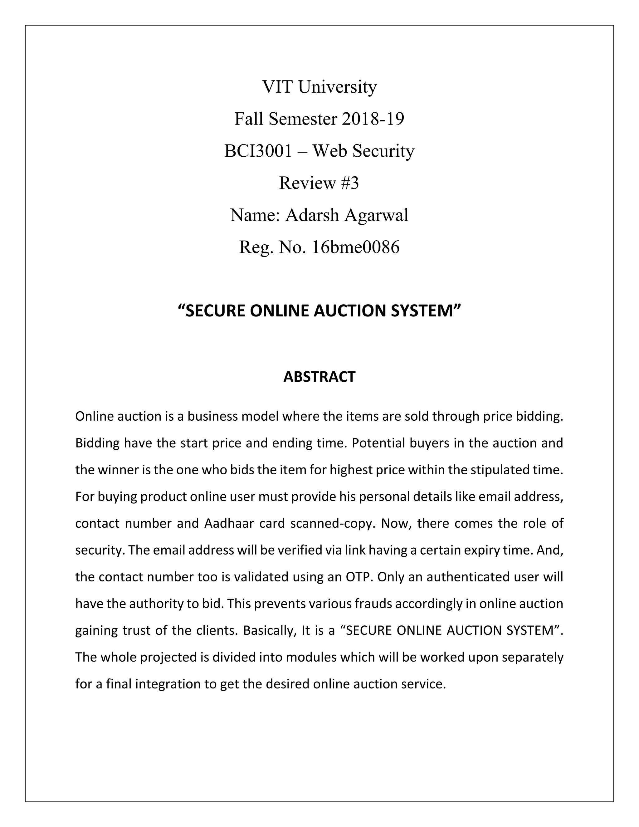 Web Security Report | PDF