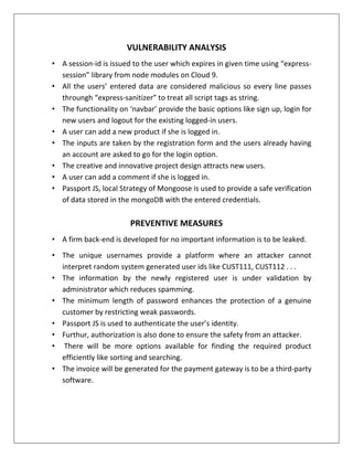 Web Security Report | PDF