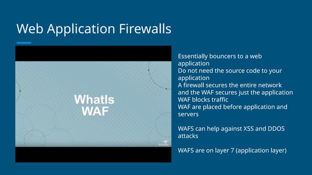 Web Security Terms such as what is a WAF, Access Control, Output Encoding .pptx