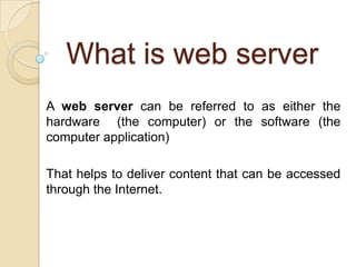Web server | PPSX