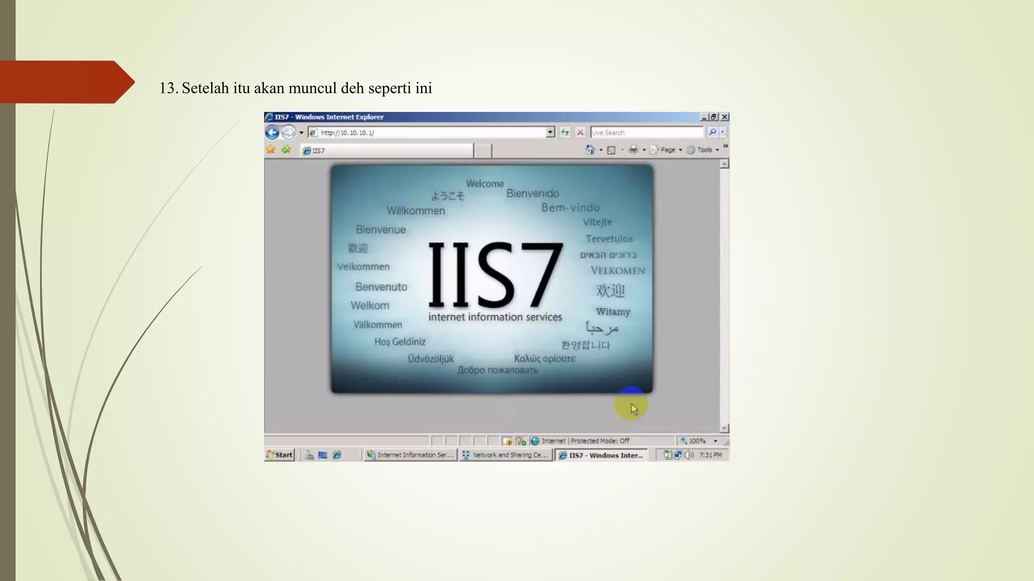 Lab 1.5 Cara Membuat Web Server Pada Windows Server | PPTX