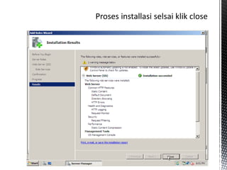 Konfigurasi Web Server pada Windows Server 2008 | PPTX