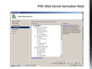 Konfigurasi Web Server pada Windows Server 2008 | PPTX