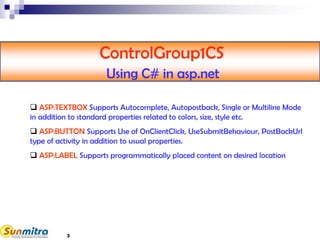 Web Server Controls CS Set | PPTX