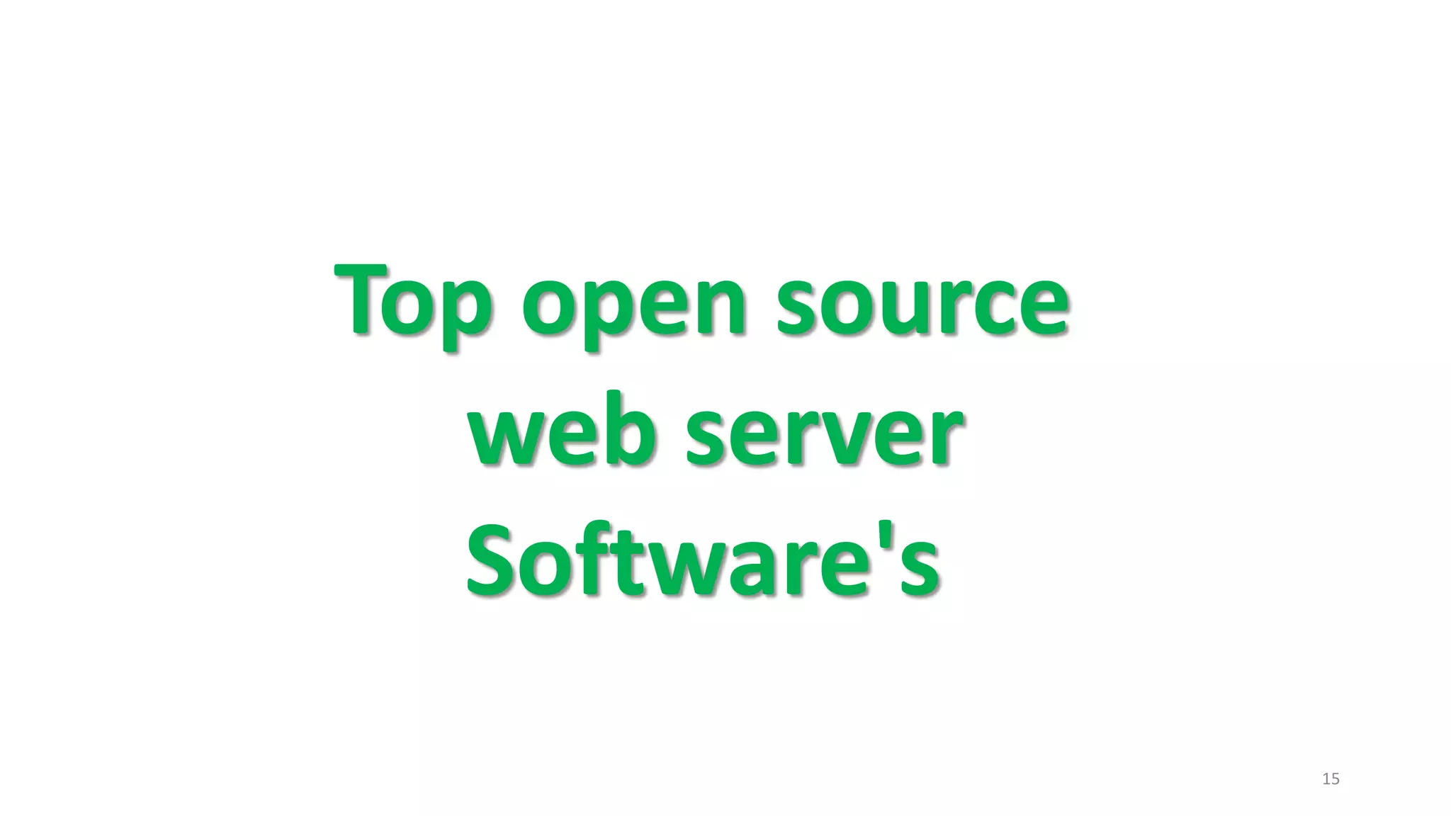 Web Server And Database Server Pptx Operating Systems Computer