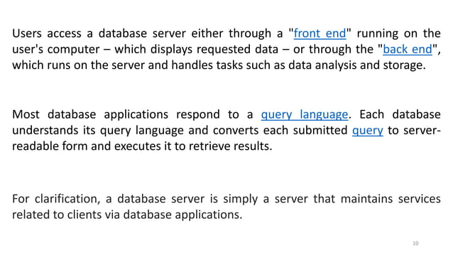 Web Server And Database Server | PPTX | Operating Systems | Computer ...