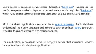 Web Server And Database Server | PPT