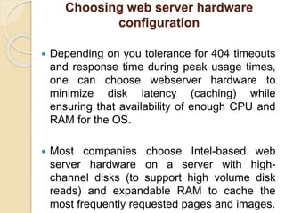 Web server hardware and software | PPTX