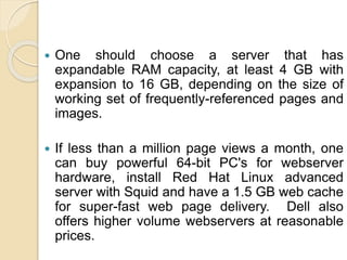 Web server hardware and software | PPTX