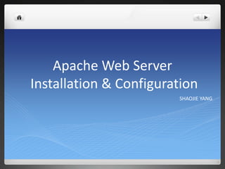 Web server installation_configuration_apache | PPT