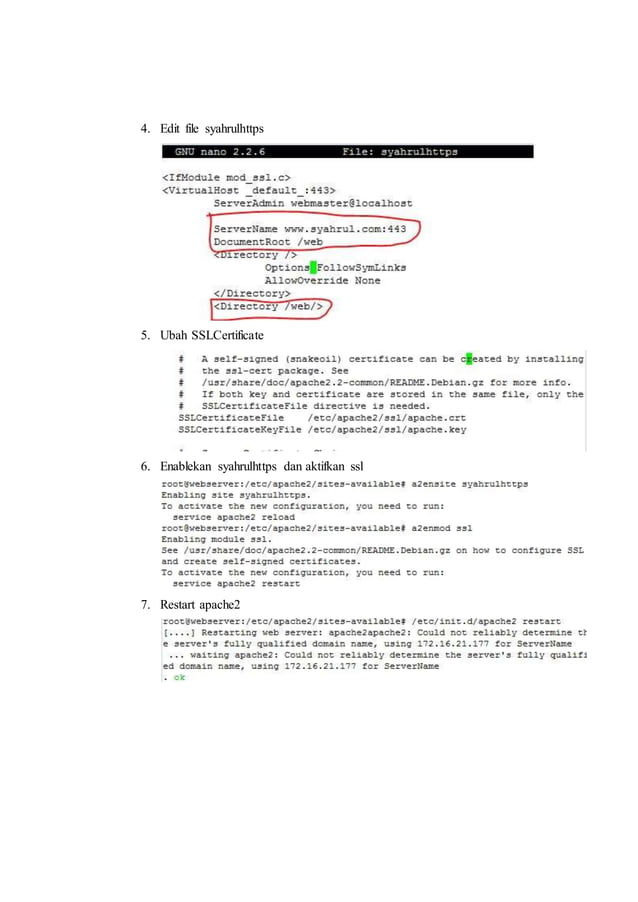 Konfigurasi Web server APACHE2 | PDF