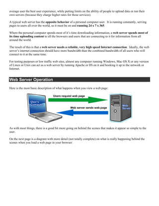 Web Servers - How They Work | PDF