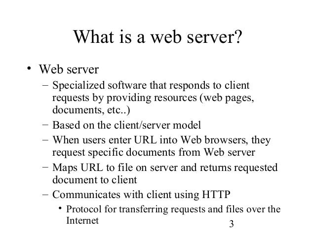 Web servers (l6)