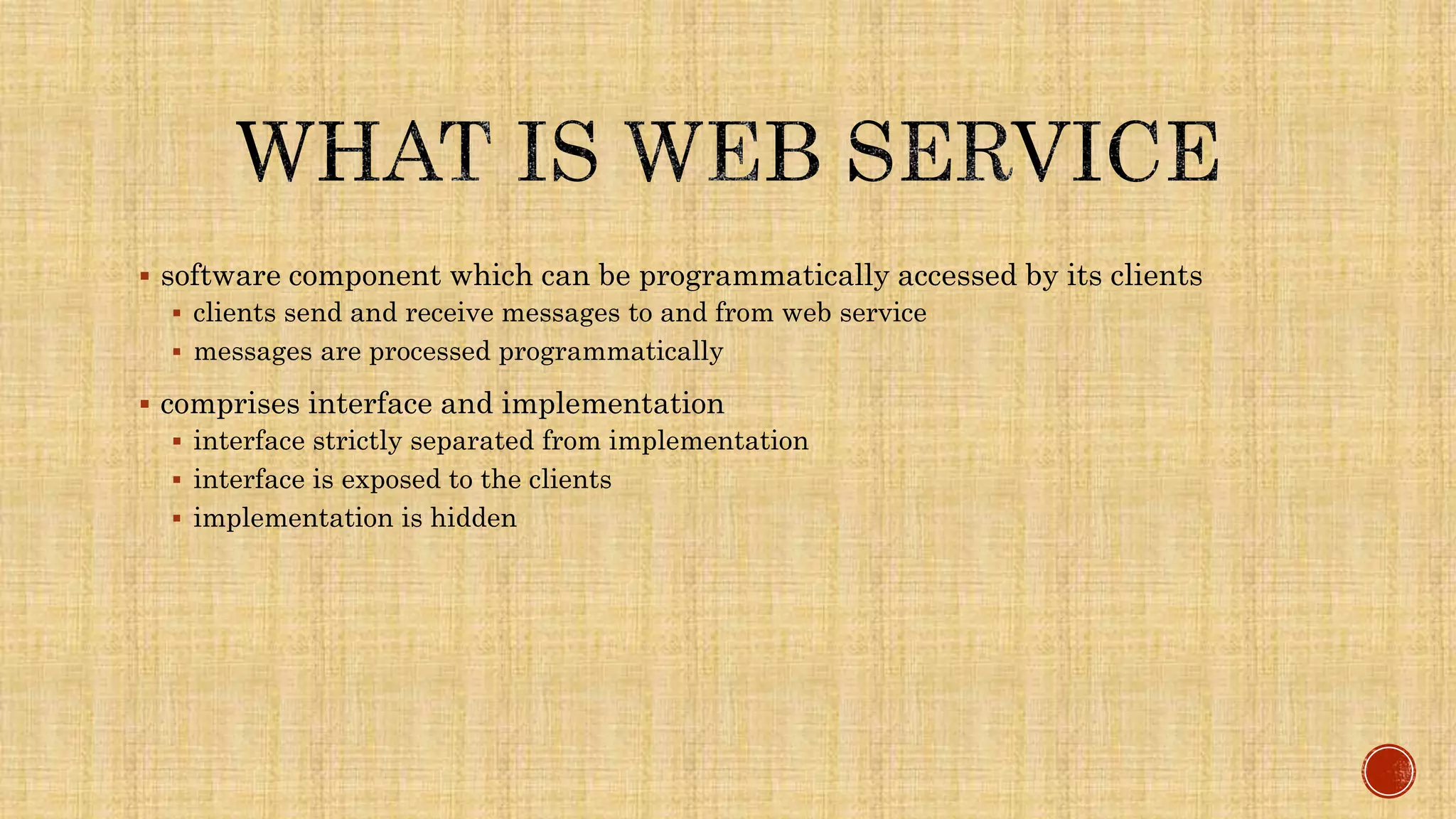 Web service | PPT