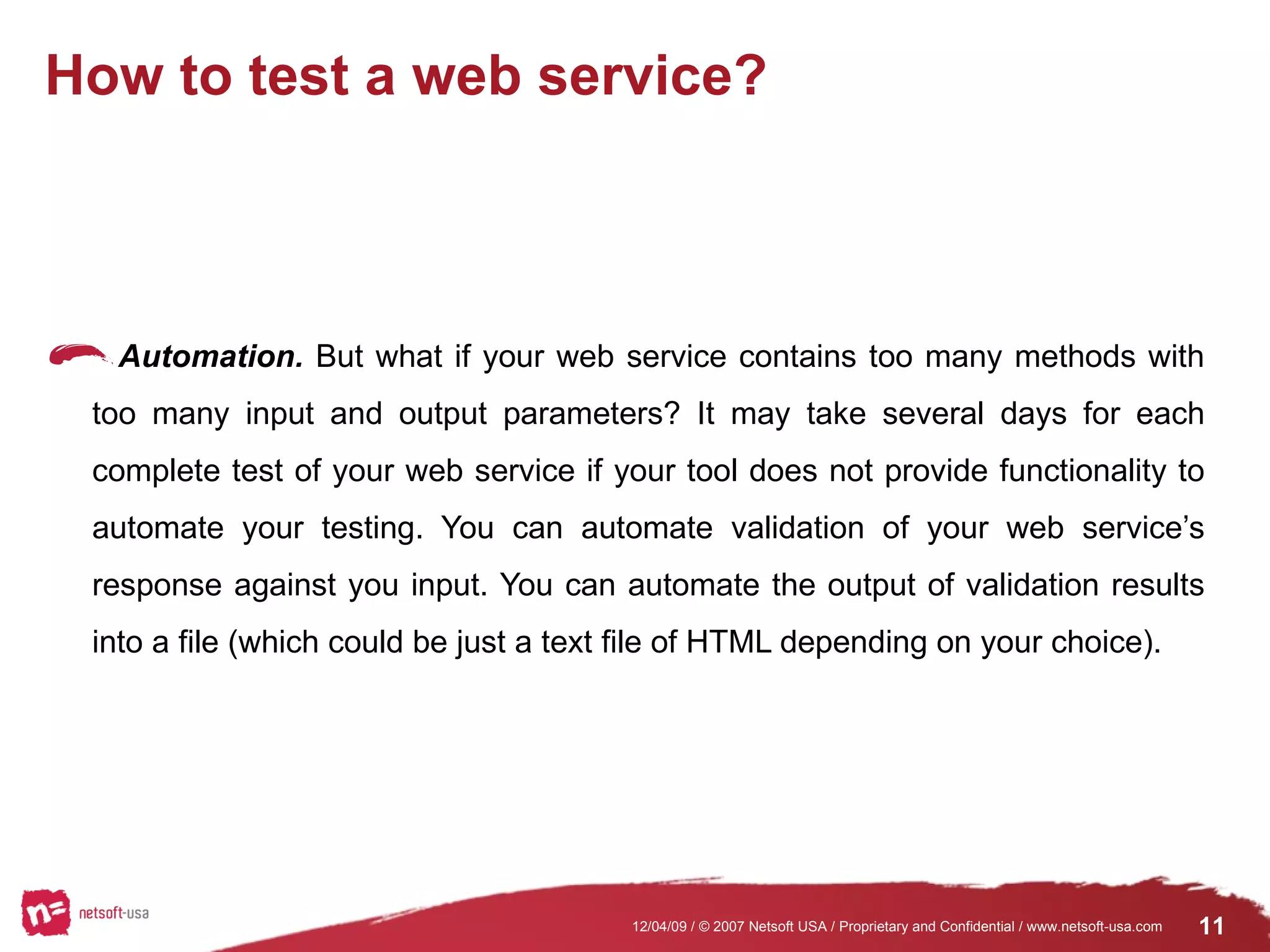 Web Service Presentation | PPT