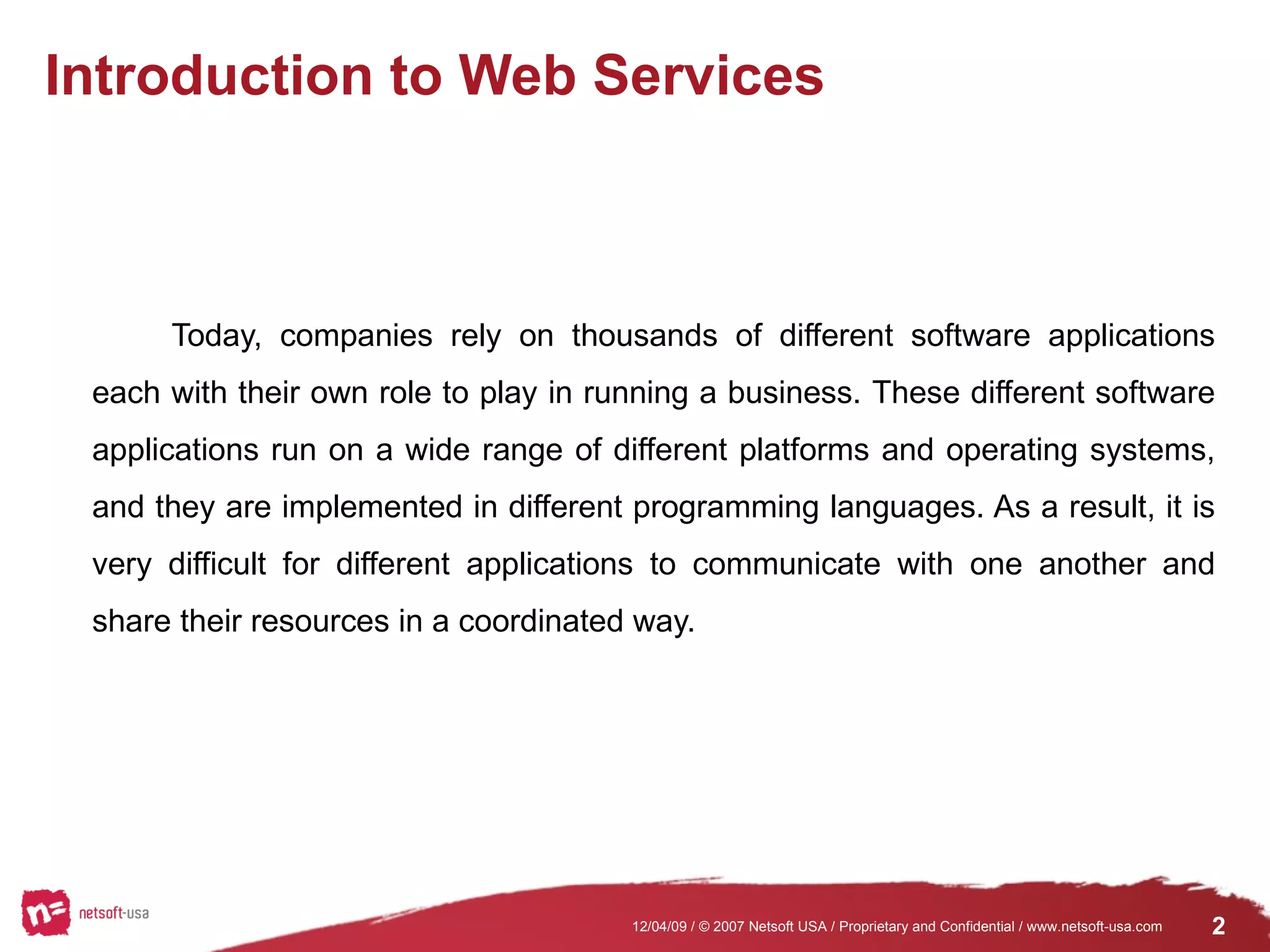 Web Service Presentation | PPT | Web Development | Internet