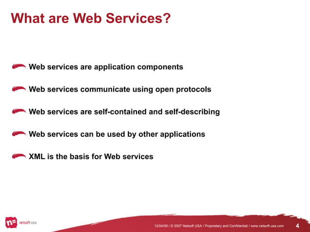 Web Service Presentation | PPT | Web Development | Internet