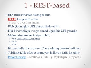 Java Web Servislər | PPTX