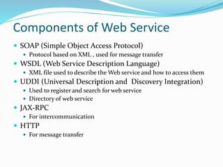 Web services | PPTX