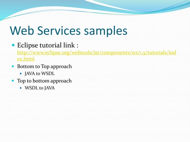 Web services | PPTX | Web Development | Internet