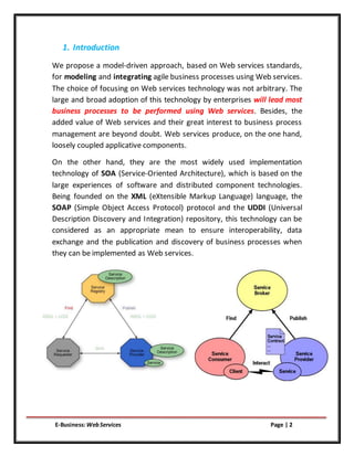 Web Services-Enhanced Agile Modeling and Integrating Business Processes | DOCX