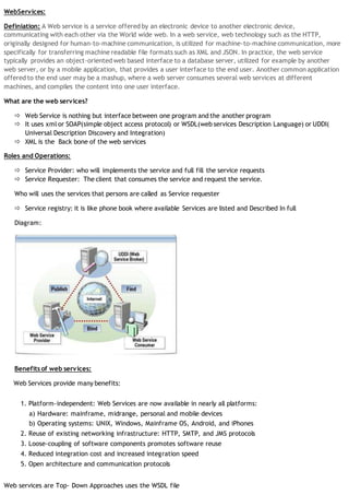 Web services Concepts | DOCX