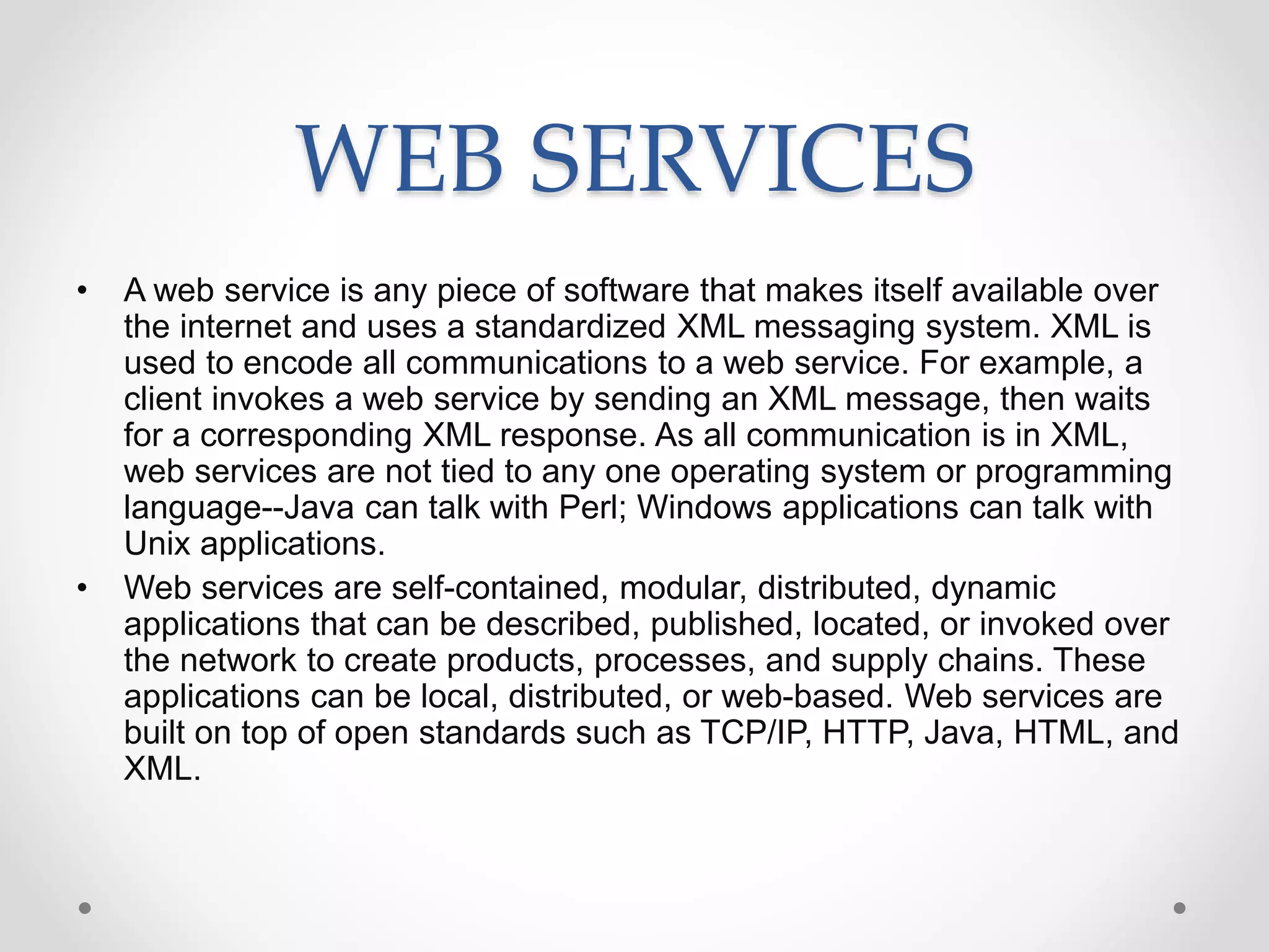 Web services | PPT