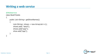 Java Webservices | PPT