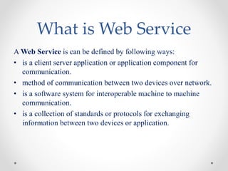 Web services | PPTX | Internet | Computing