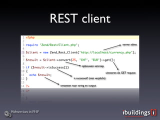 Webservices In Php Peter Verhage | PDF