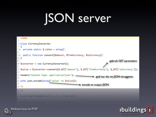 Webservices In Php Peter Verhage | PPT