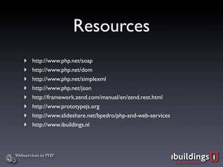 Webservices In Php Peter Verhage | PDF
