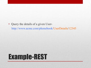 REST -Web services | PPT