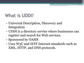 Web services concepts, protocols and development | PPT