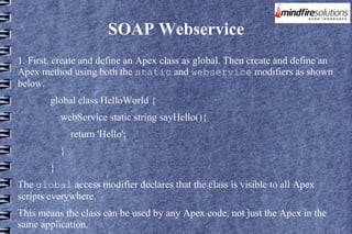 Webservices in SalesForce (part 1) | PDF