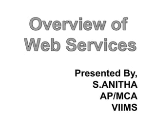 Web services overview | PPT