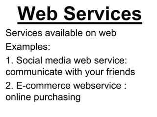 Web services overview | PPT
