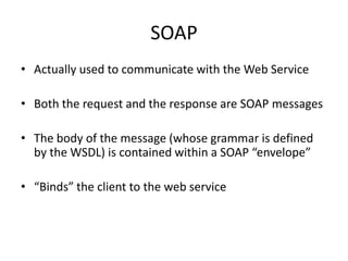Web services protocols | PPTX