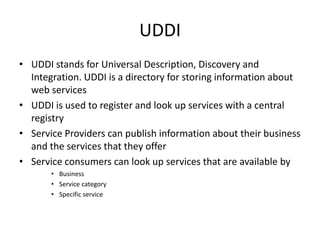 Web services protocols | PPT
