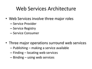 Web services protocols | PPTX