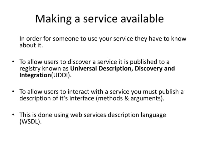 Web services protocols | PPTX