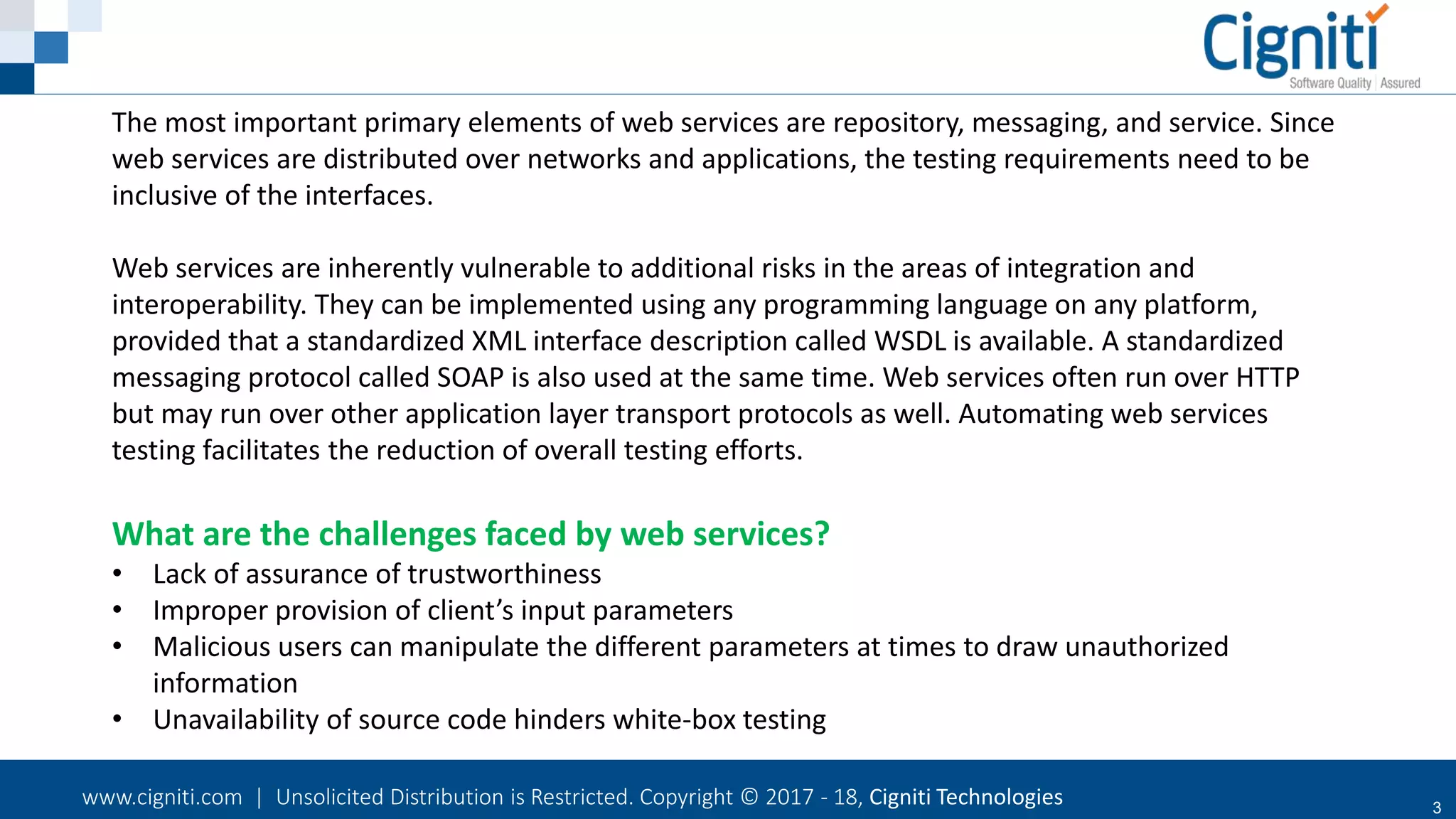 Web Services Test Automation Framework Challenges And Benefits Ppt