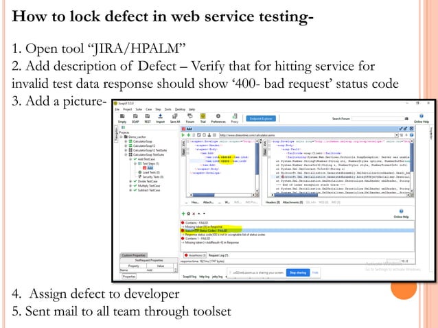 Webservices Testing Pptpdf Web Development Internet