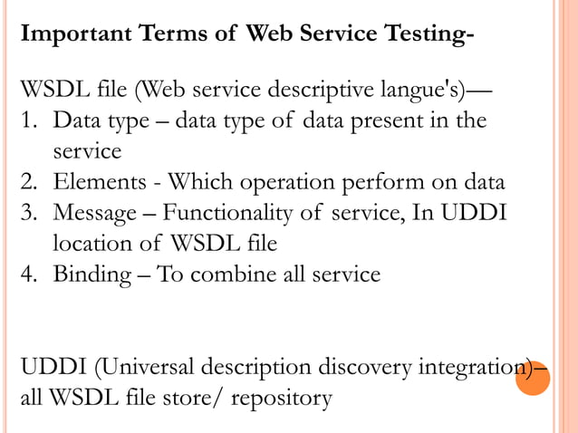 Webservices Testing PPT.pdf | Web Development | Internet