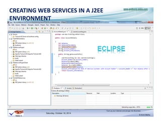 BASICS OF WEBSERVICES TRAINING WORKSHOP | PPT