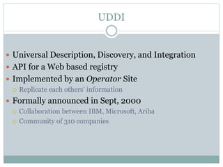 UDDI Services | PPTX