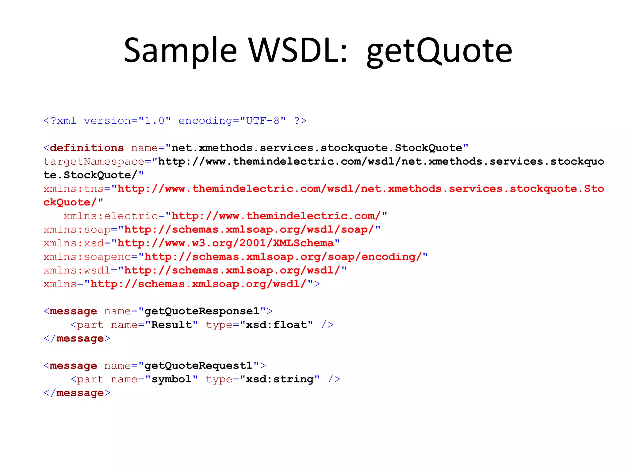 Web services wsdl | PPT | Free Download