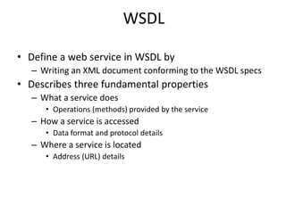 Web services wsdl | PPT