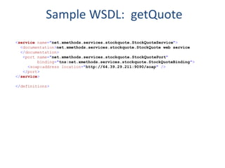 Web services wsdl | PPT