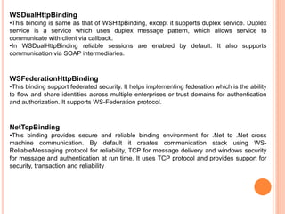 Web service, wcf, web api | PPTX